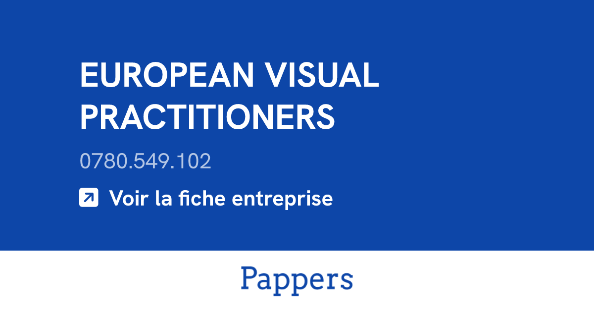EUROPEAN VISUAL PRACTITIONERS (0780.549.102) : Omzet & bestuurders